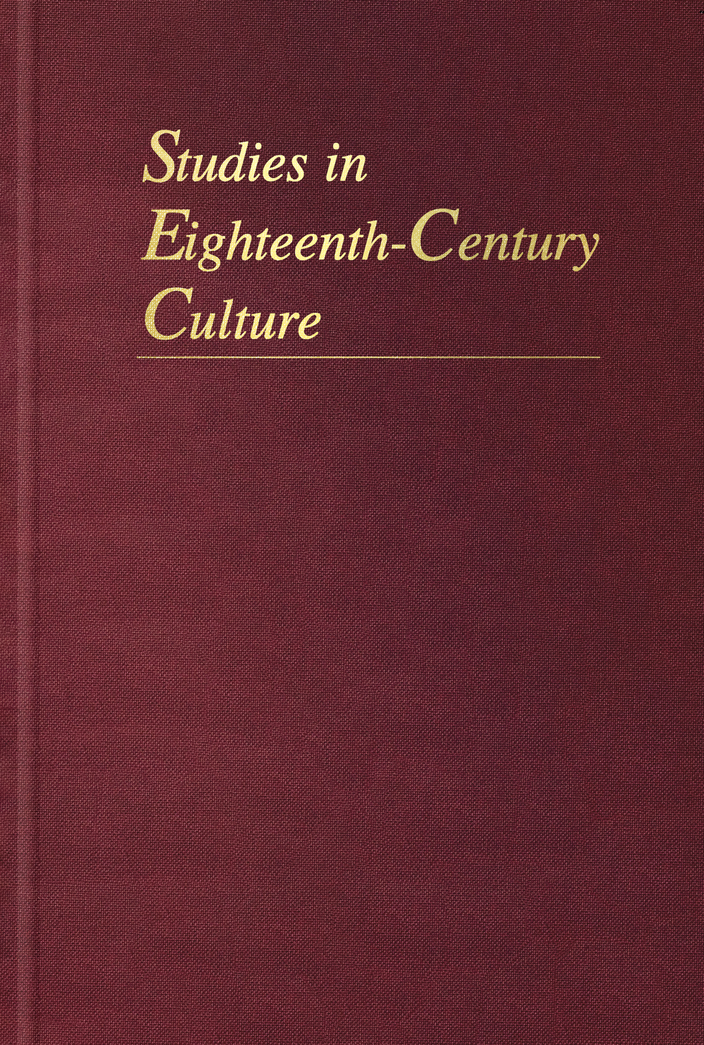 Studies in Eighteenth-Century Culture | Hopkins Press