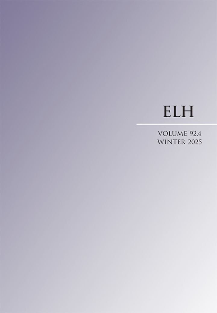 ELH: English Literary History | Hopkins Press