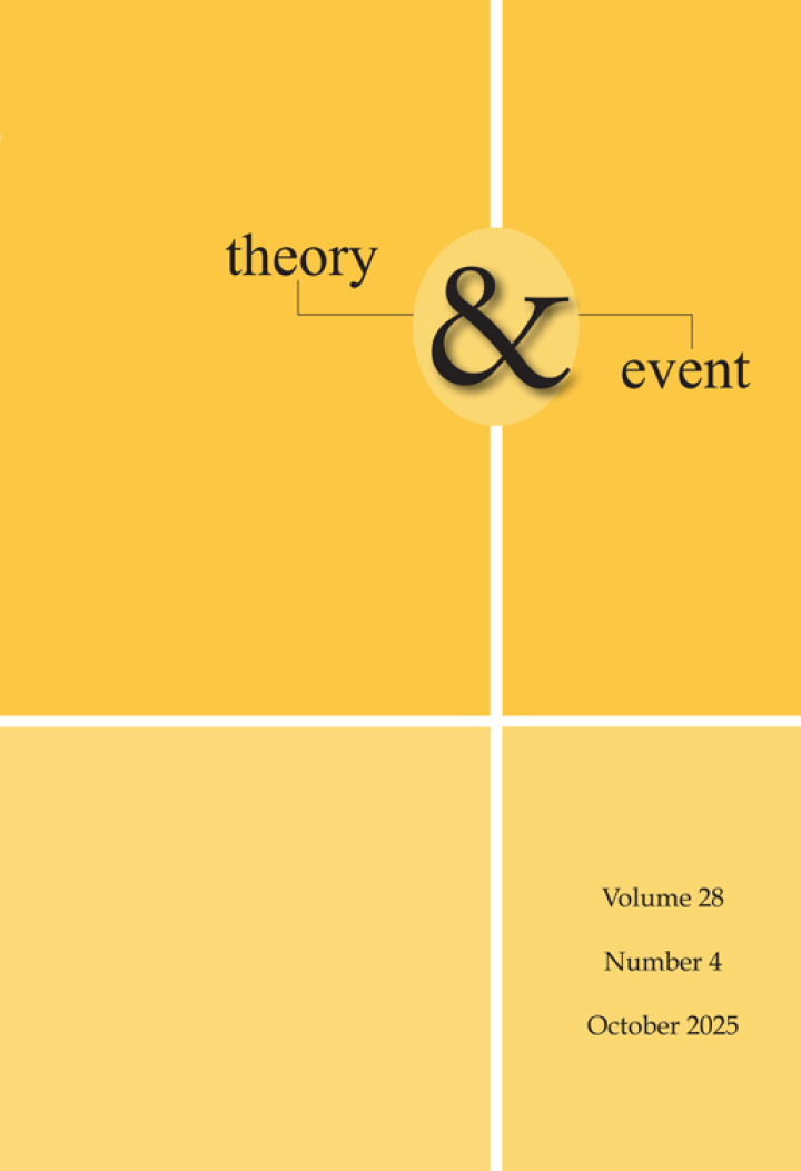 Theory & Event | Hopkins Press