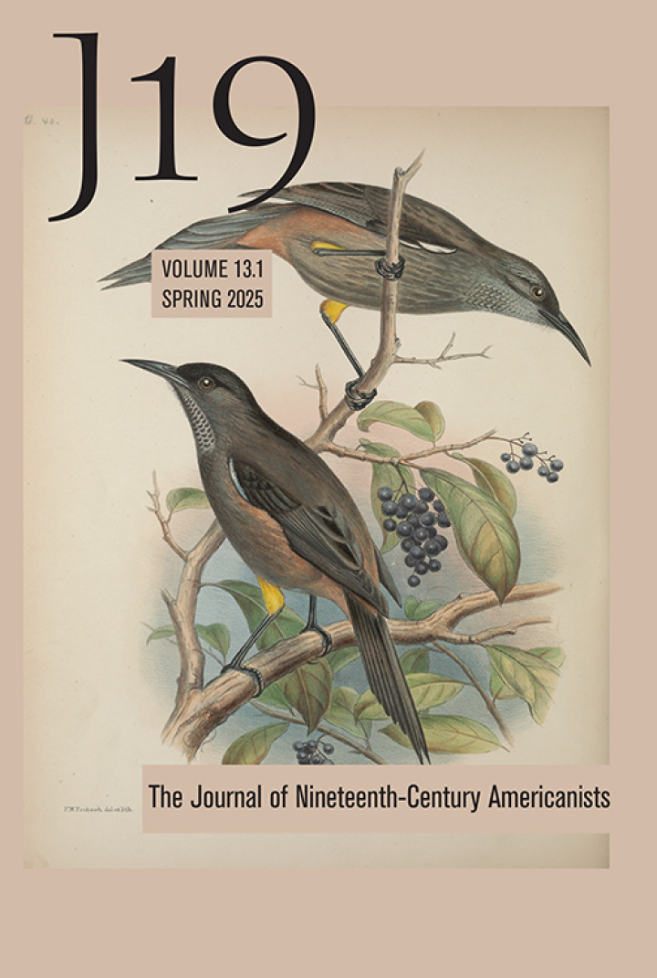 J19: The Journal of Nineteenth Century Americanists | Hopkins Press